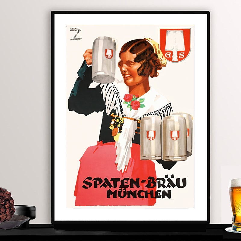 German Beer Posters - Etsy