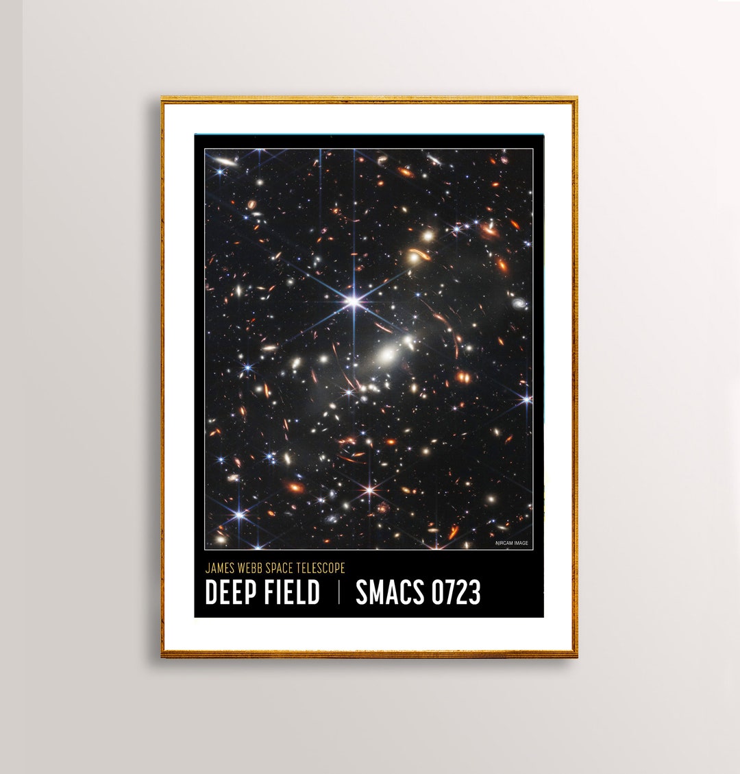 James Webb Deep Field, Deep Field SMACS 0723, Space Posters, High ...