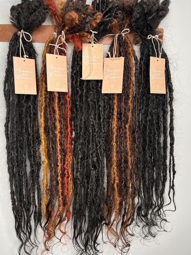Human Hair Boho Locs 20 Locs per Bundle Crochet - Etsy