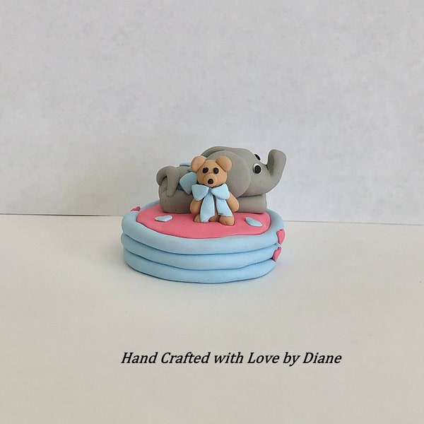 Clay Baby Elephant - Etsy