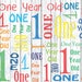 First Birthday in Primary Colors Backdrop on Glare Free Vinyl - Etsy