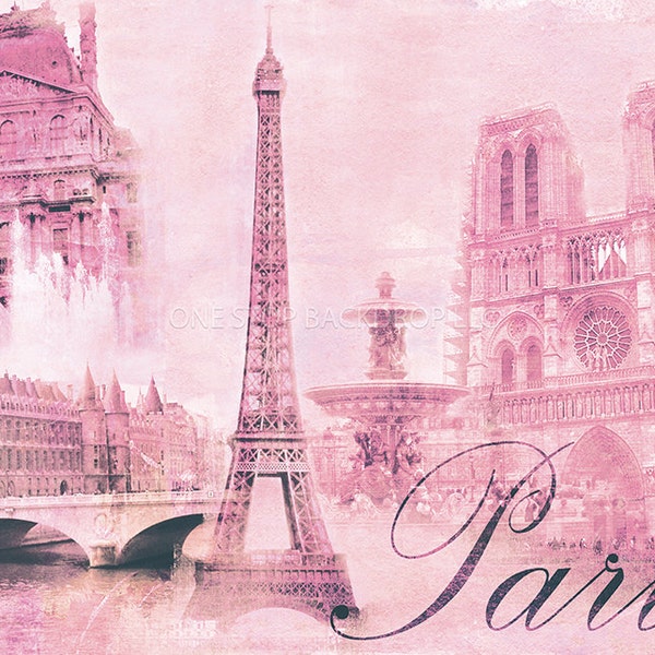 Paris Backdrop - Etsy