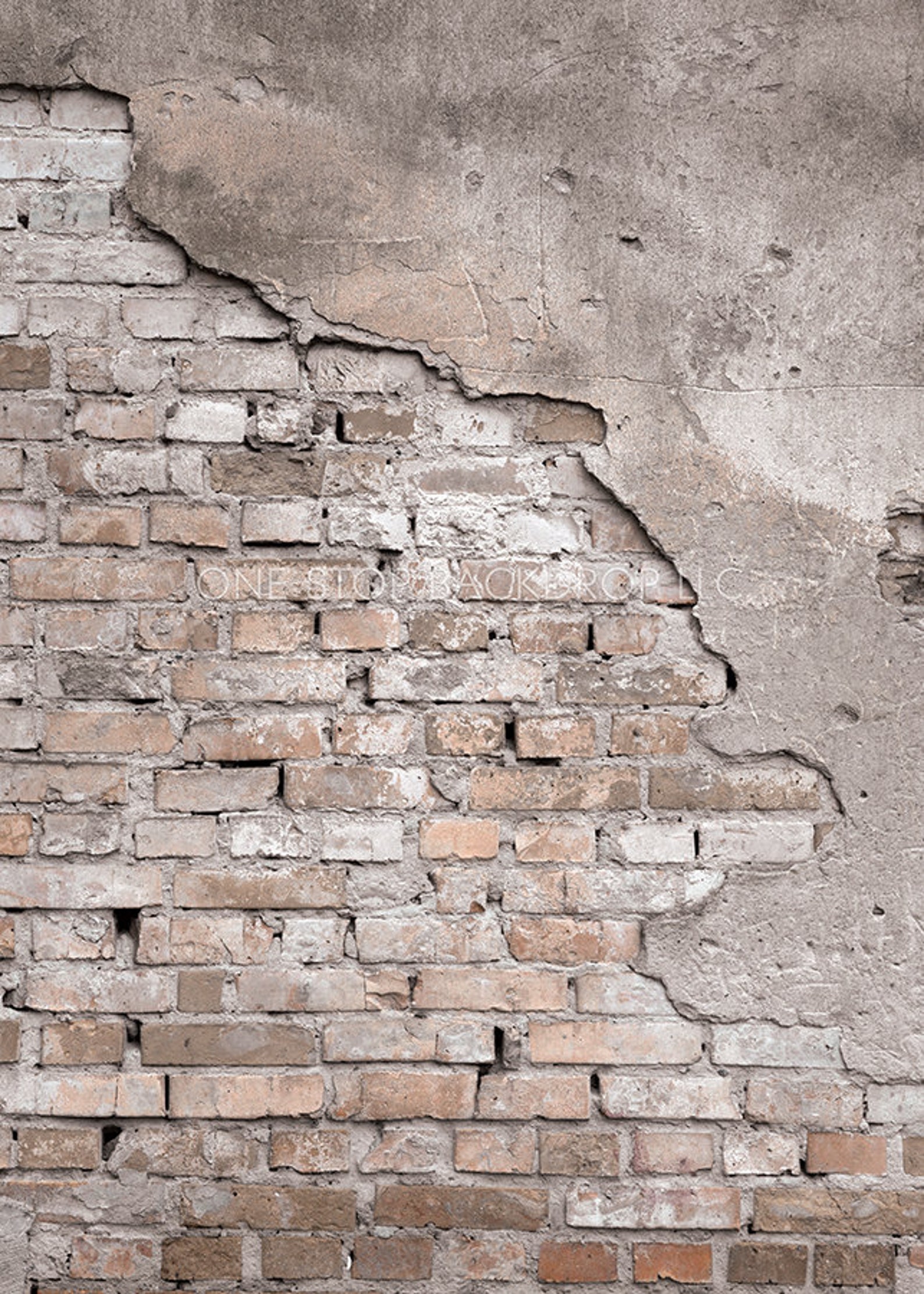 Brick Backdrop BRK030 on Glare Free Vinyl 5' Wide by | Etsy