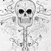 MUSIC IS ETERNAL Skull/guitar Shirt (metalhead, Heavy Metal, Metalcore ...