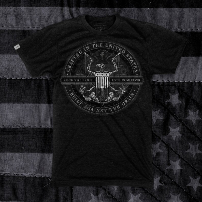 RTFO INGRATE SEAL Shirt (metalhead, American Flag, Heavy Metal ...