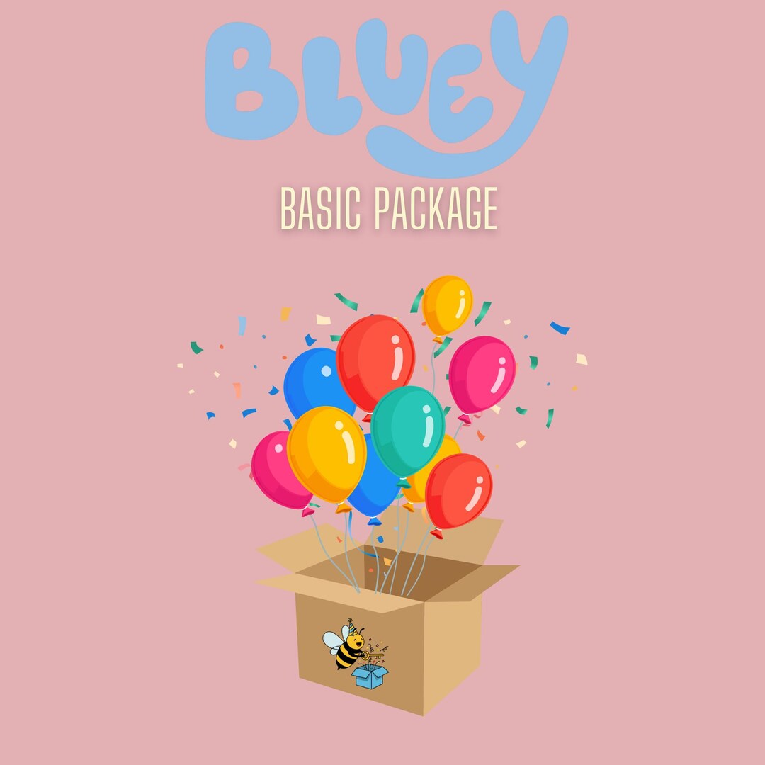 Bluey Basic Birthday Party Planning Package - Etsy
