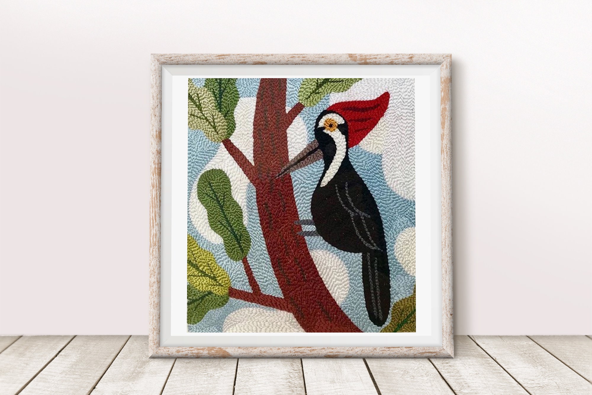 Downloadable Digital Ultra Punch Needle Pattern of Woodpecker - Etsy