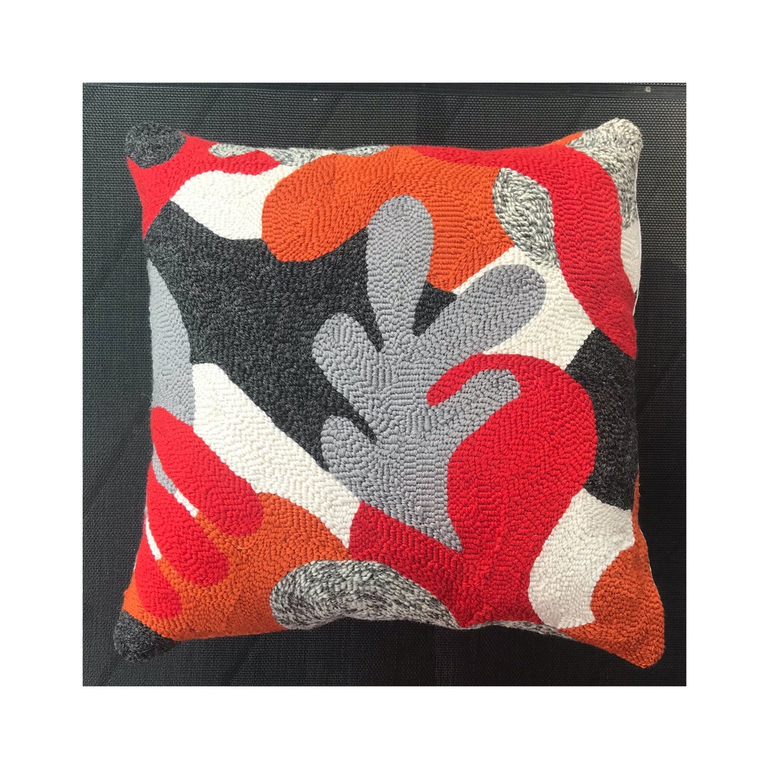 Modern Abstract Pillow Downloadable Digital Punch Needle Pattern - Etsy