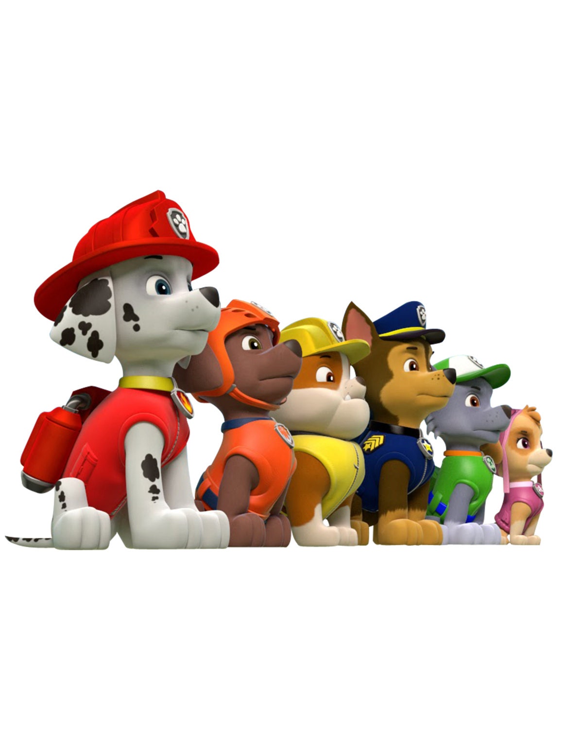 Paw Patrol Single Characters | Etsy