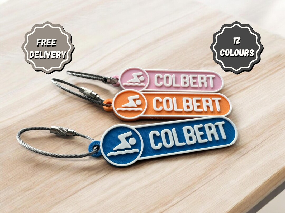 Personalised Swimming Keyrings - Gifts for Swimmers - Swim Team ...