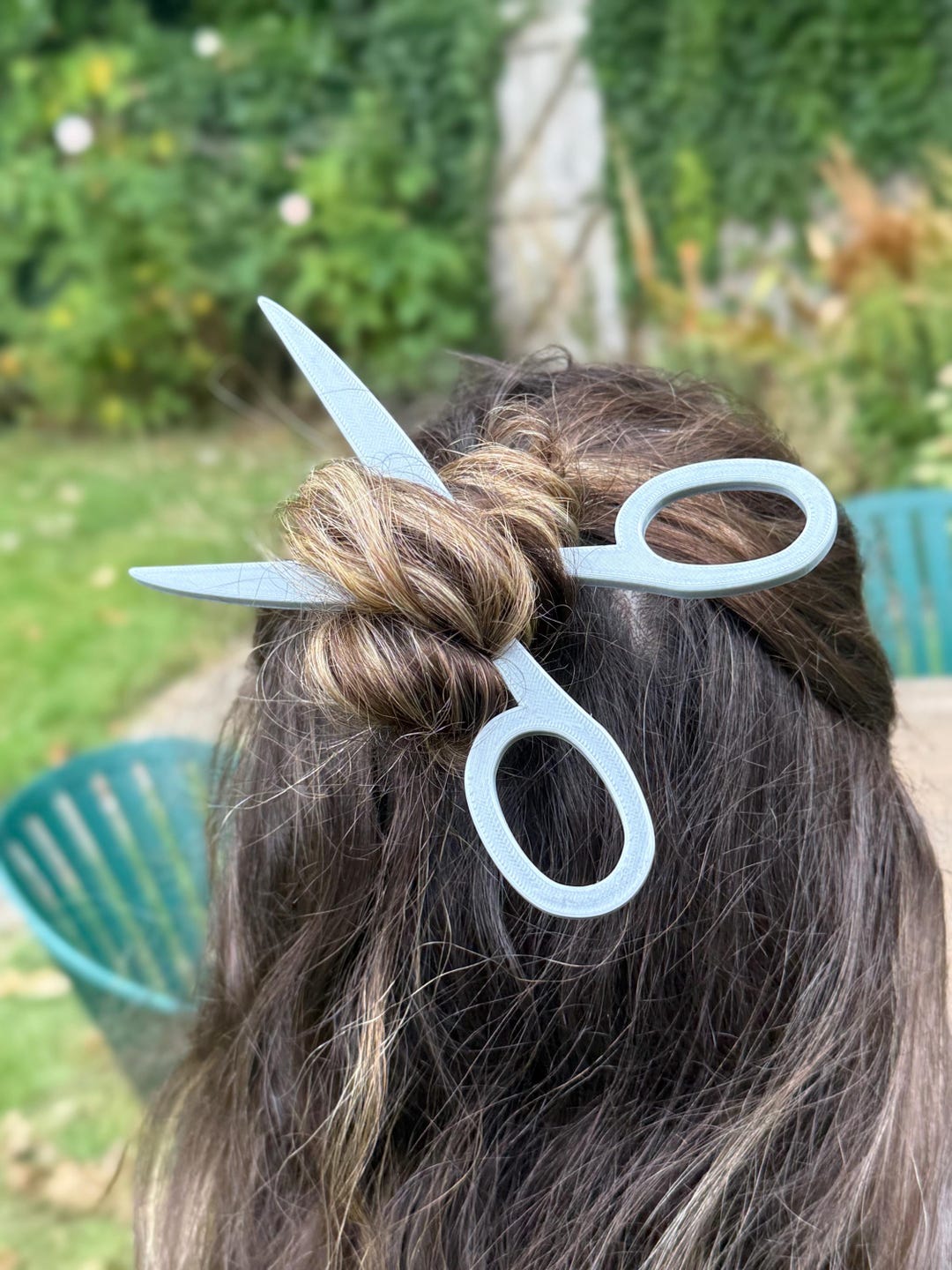 Scissor Hair Pins Set – Strong Bun Holders for Thick & Thin Hair - Etsy