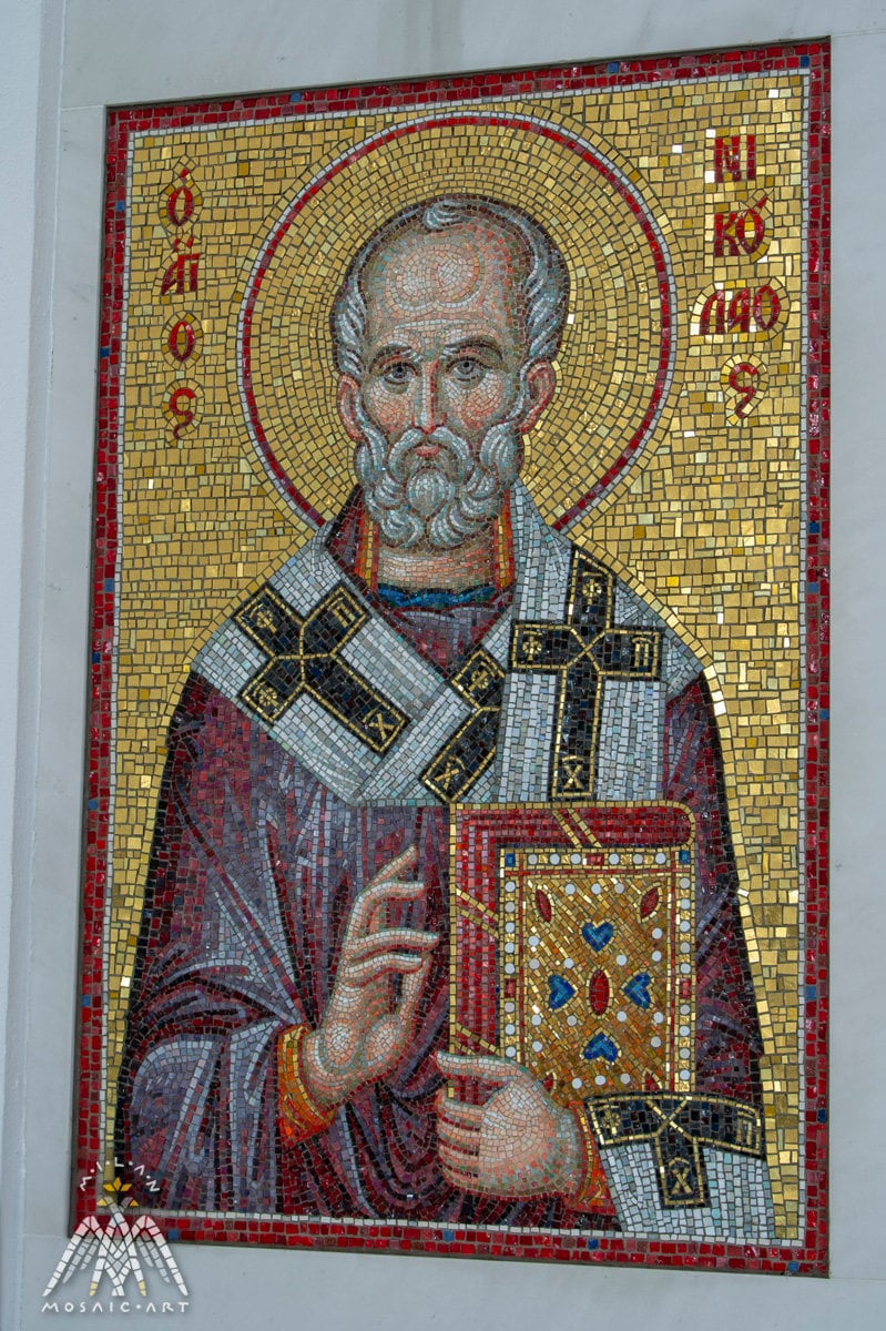 Saint Nicholas Mosaic Icon - Etsy