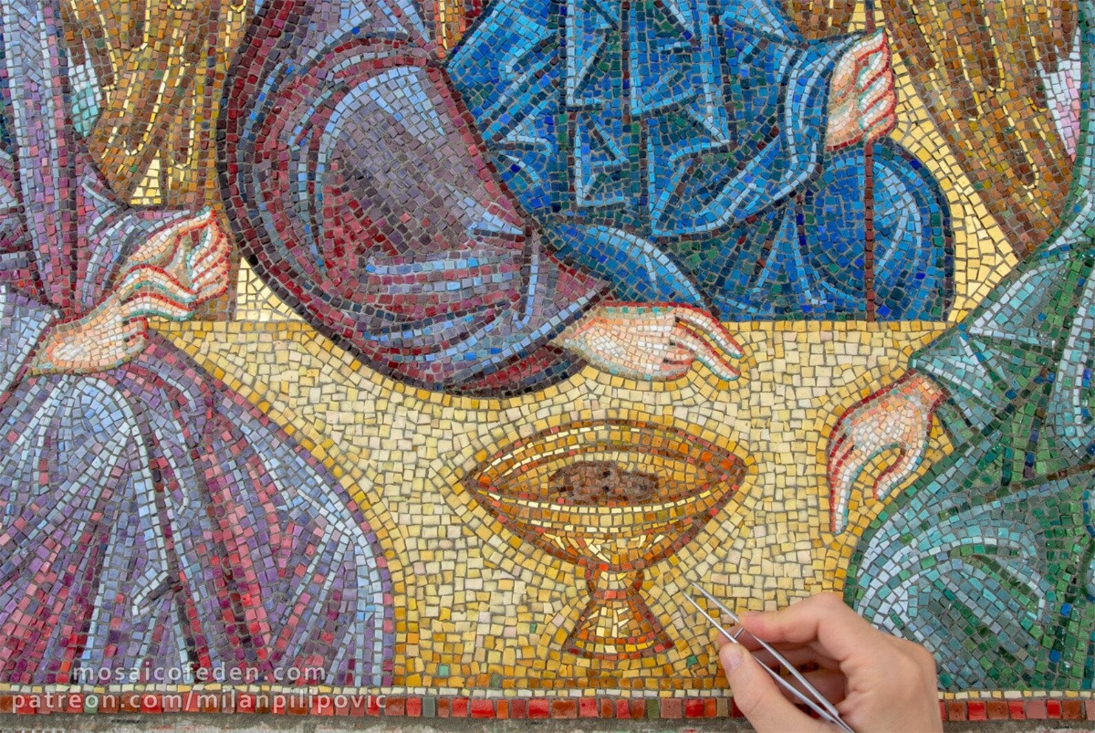 Mosaic Holy Trinity - Etsy