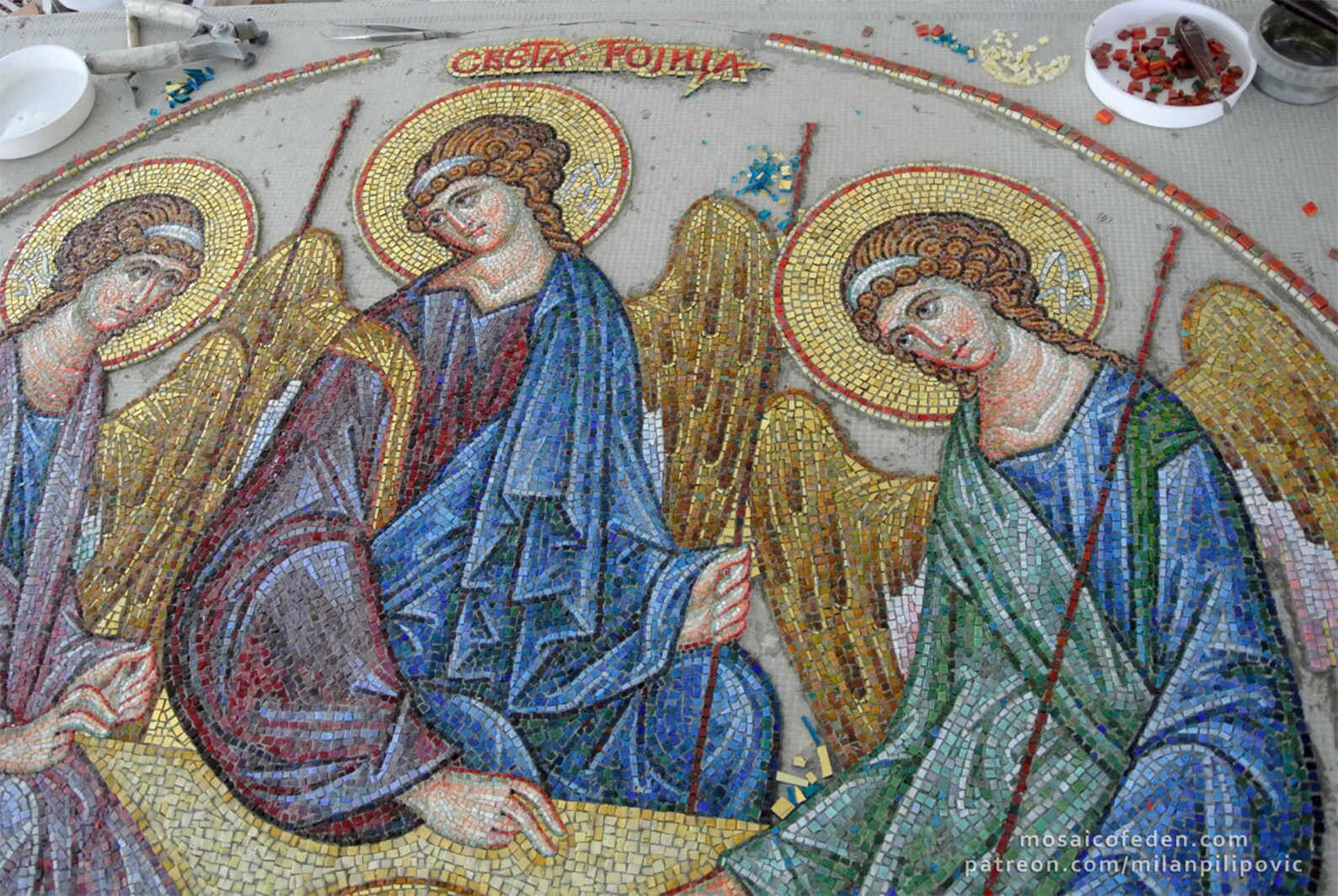 Mosaic Holy Trinity - Etsy