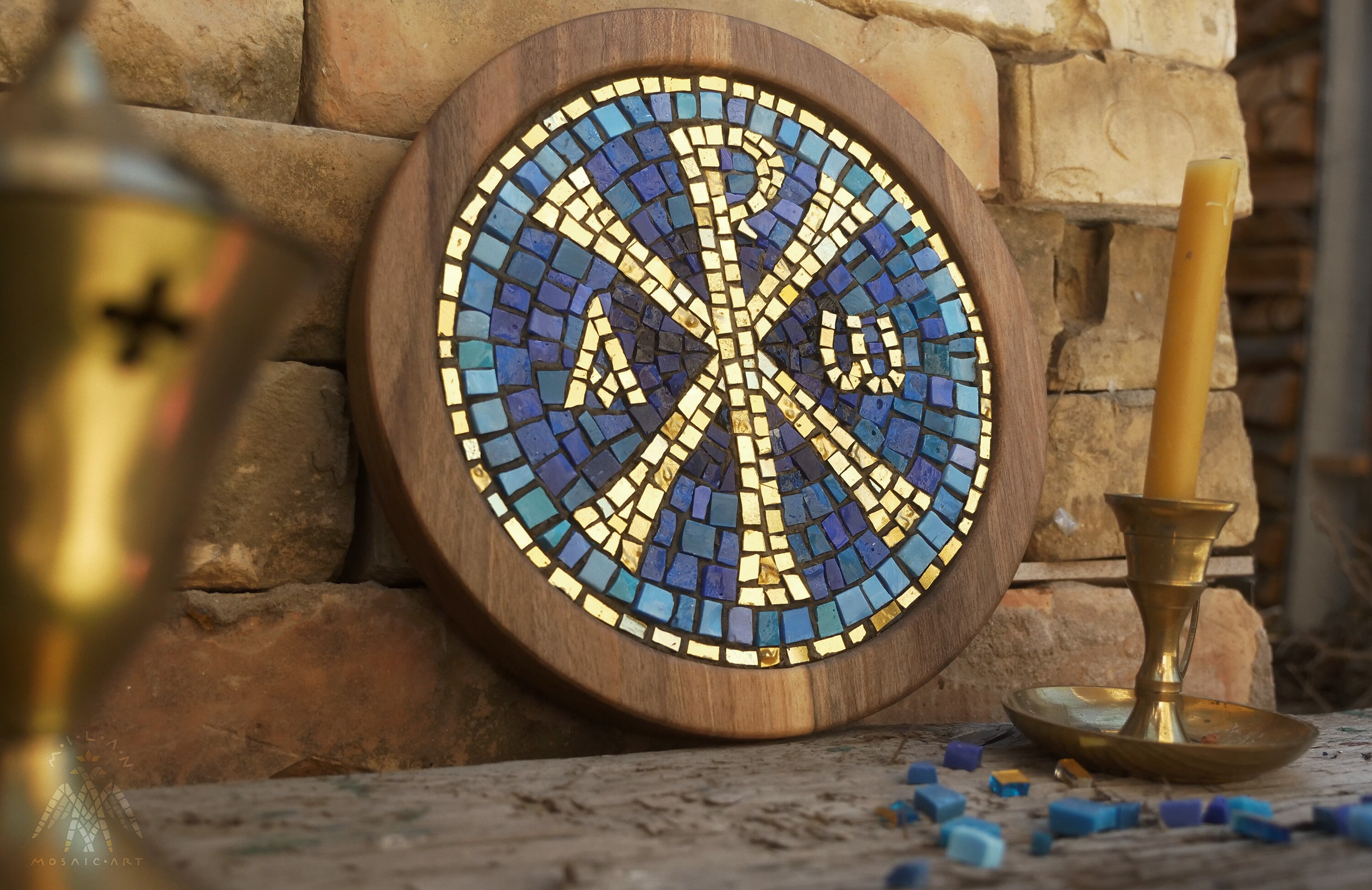 CHI RHO, Labarum, Mosaic - Etsy