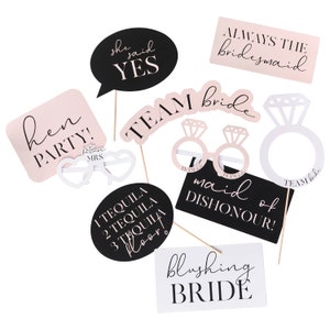 Hen Party Photo Props, Hen Do Photo Props, Personalised Photo Props ...