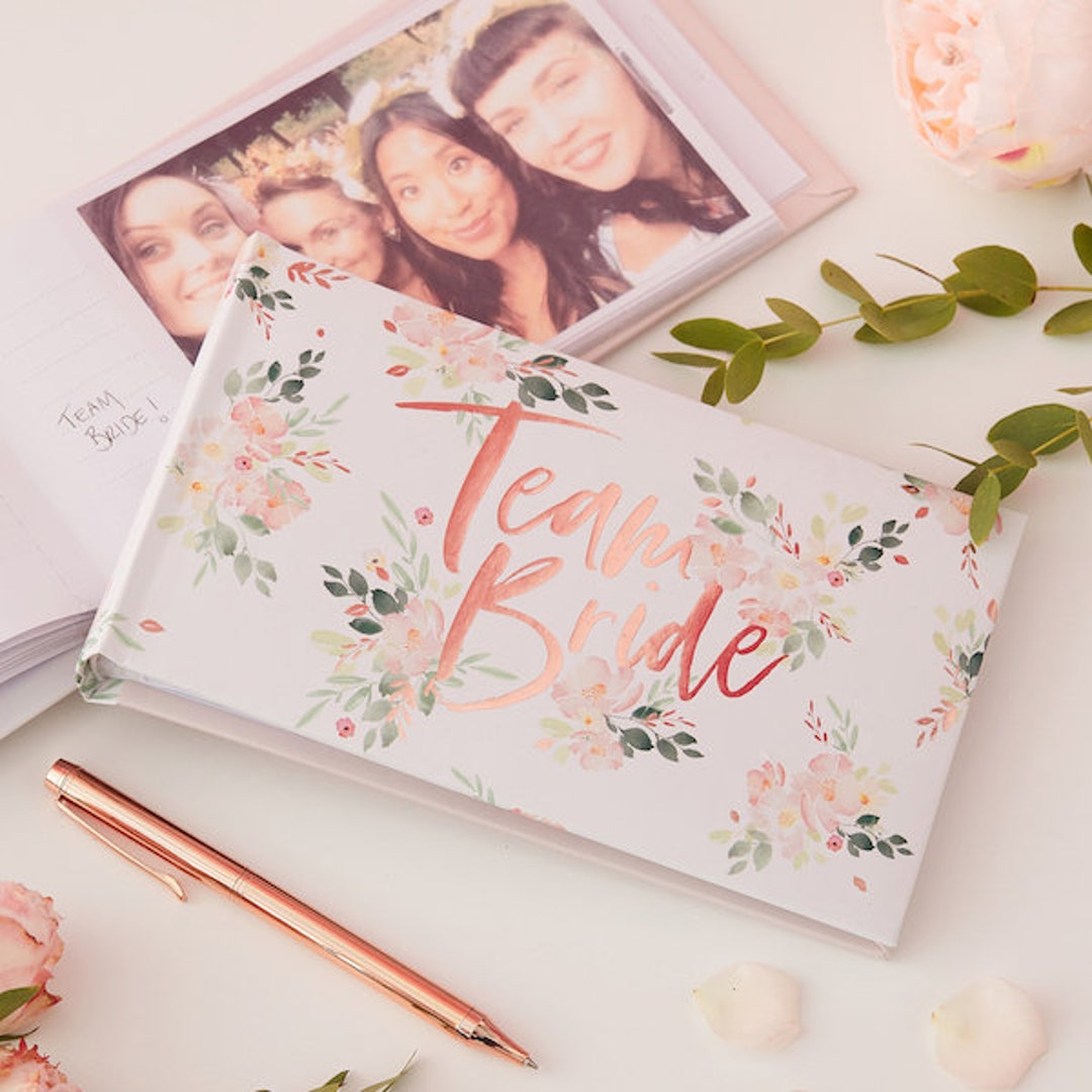 Hen Party Photo Album, FLORAL Hen Party Photo Album, Floral Photo Album ...