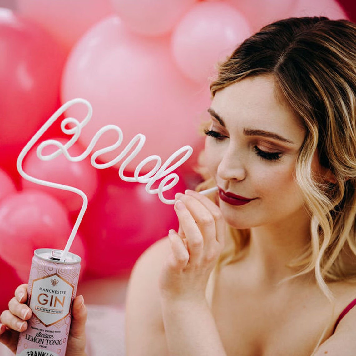 Bride Straw Hen Party Straw Bridal Shower Straw Pink Bride - Etsy UK