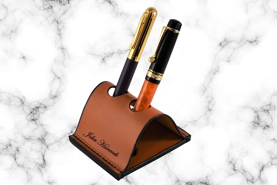 Pen Holder Executive Fountain Pen Case Leather 1 to 10 Pen - Etsy