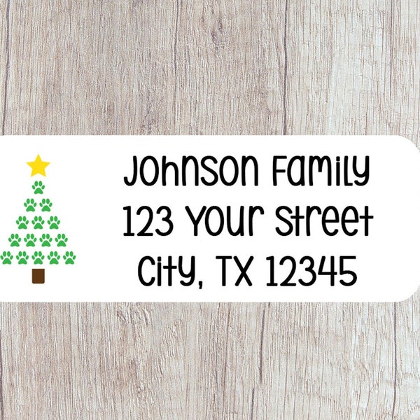 Christmas Tree Label - Etsy