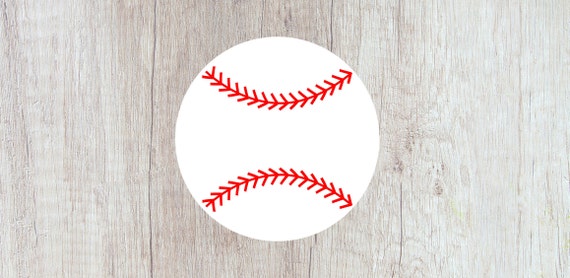 Baseball Cardstock Round Cutouts Cardstock Circles Cardstock - Etsy