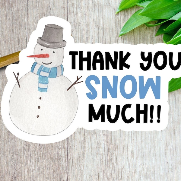 Thank You Snowman - Etsy