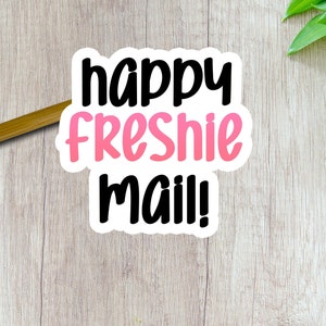 20 Happy Freshie Mail STICKERS Freshies Packaging Sticker - Etsy