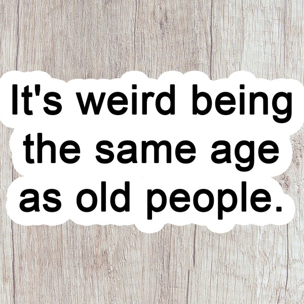 Funny Old People Stickers - Etsy
