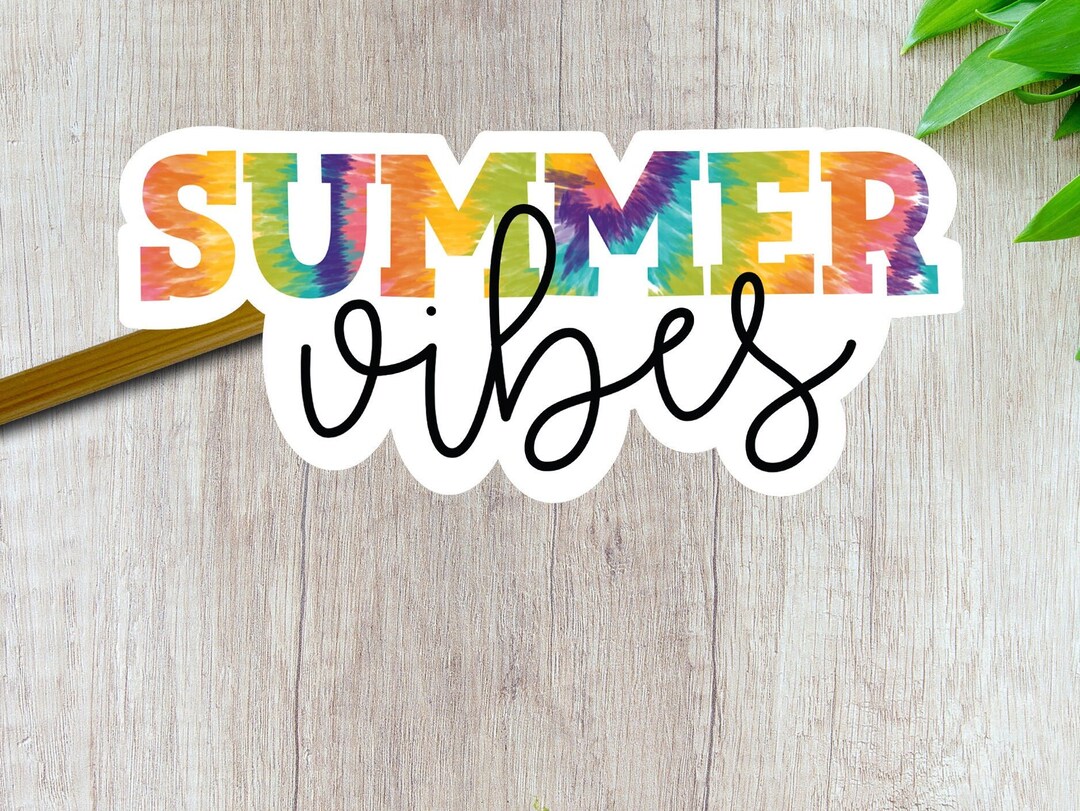 24 Summer Vibes Stickers, Thank You for Shopping Small, Happy Mail ...