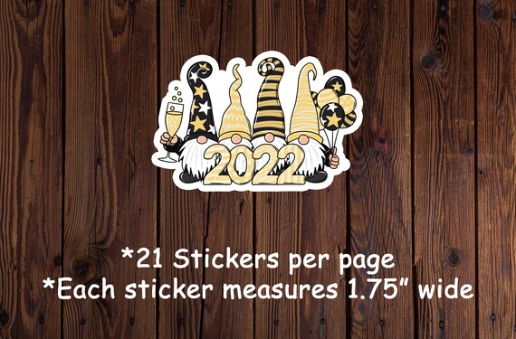 Invitations Packaging Stickers 2022 Happy Mail Small Shop 21 Happy New ...