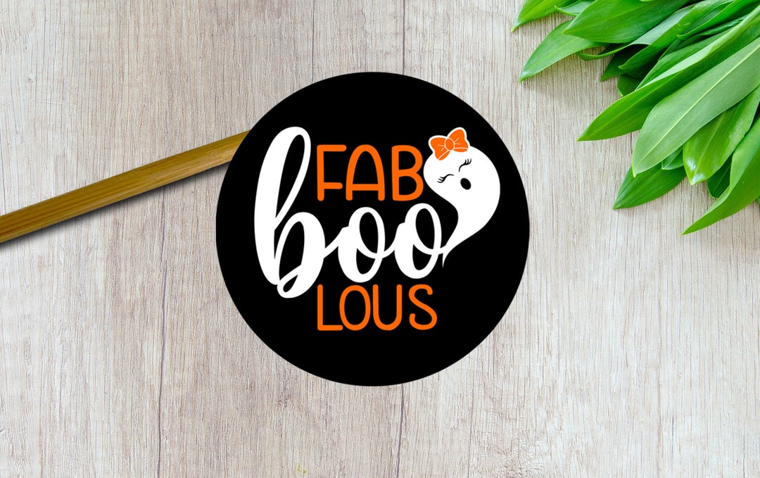 24 Halloween STICKERS, Ghost Stickers, Boo Sticker, Envelope Seals ...