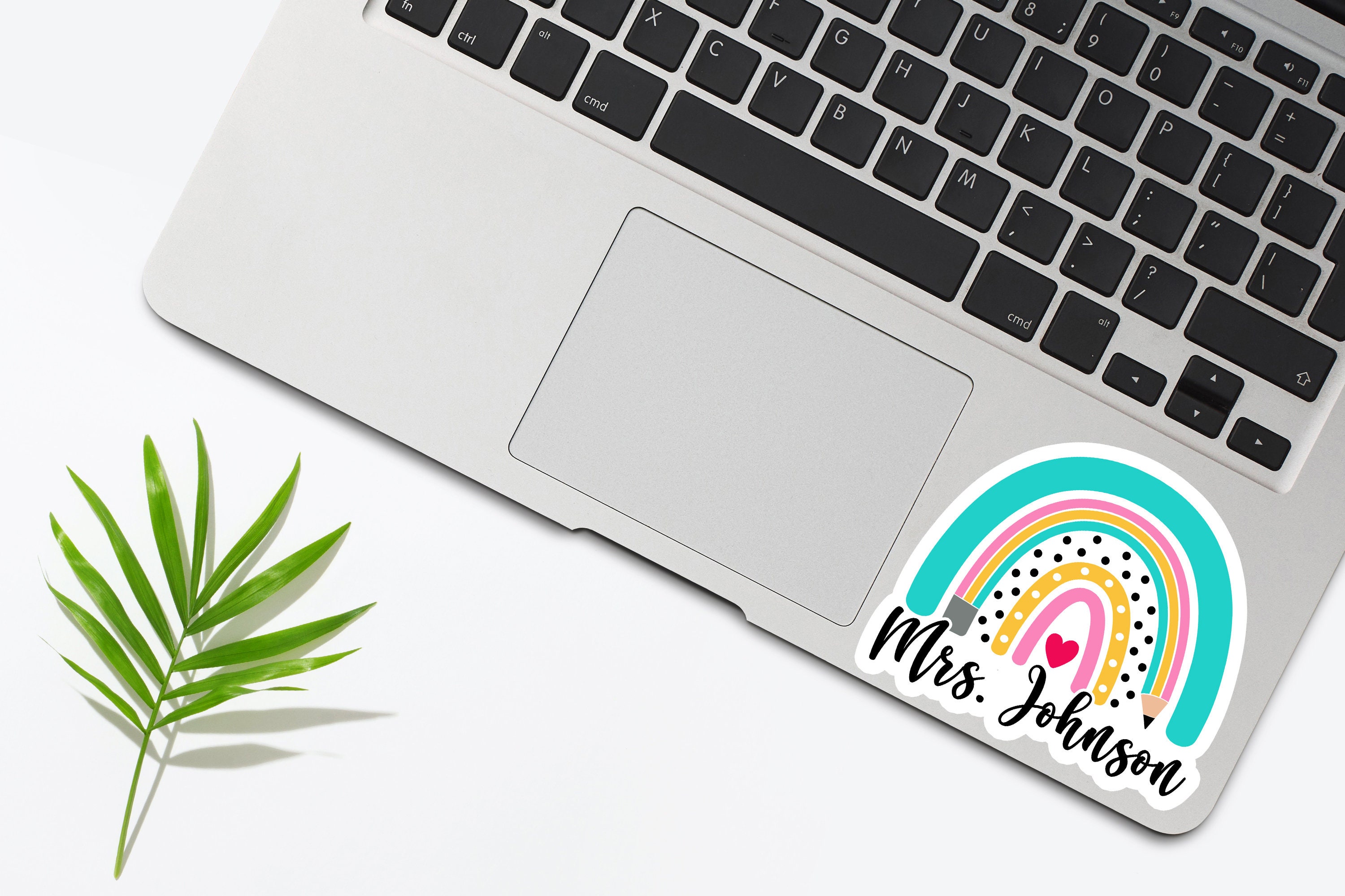 Personalized Teacher Rainbow Sticker Laptop Stickers Water - Etsy