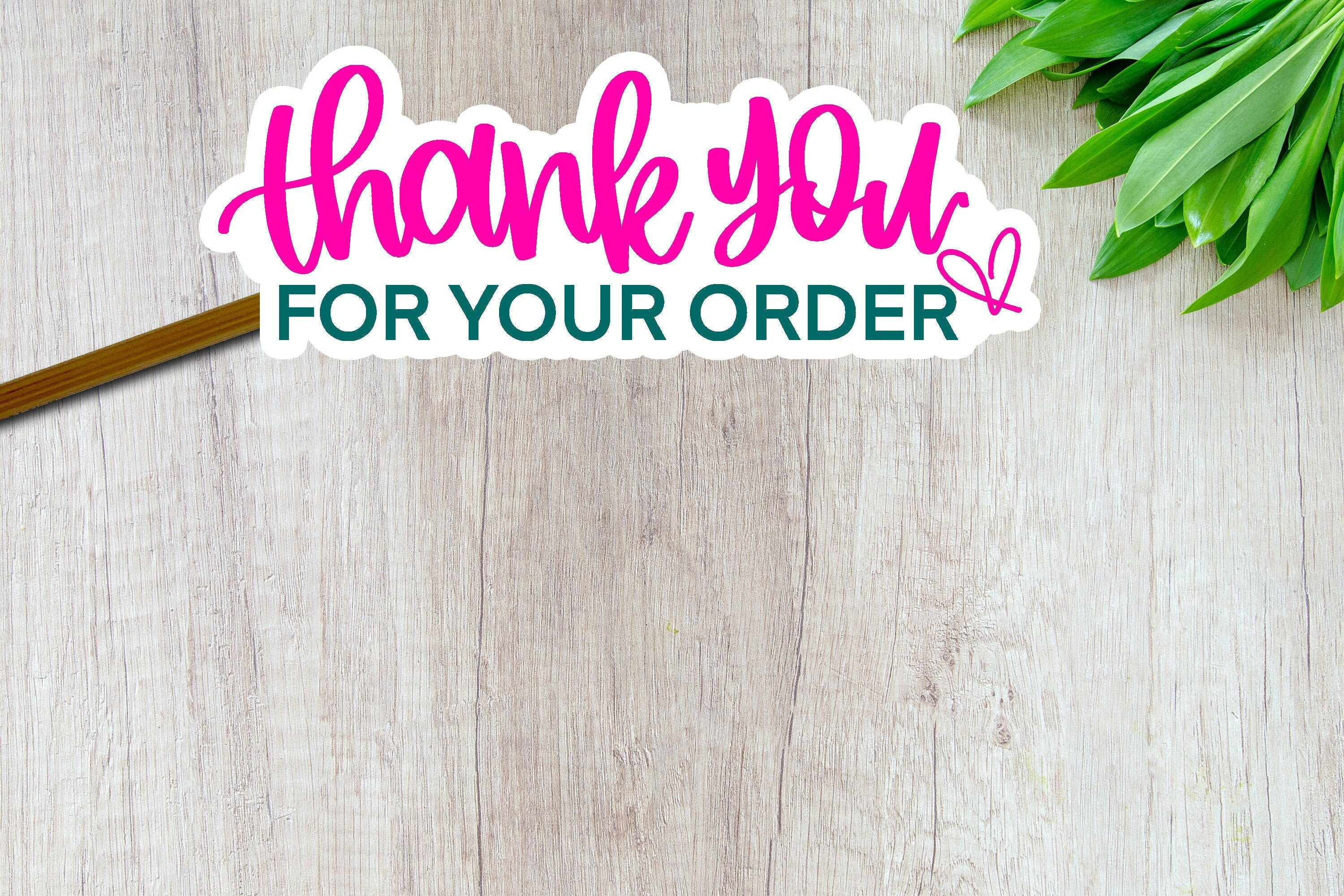 16 Thank You For Your Order Stickers Envelope Seals Thank | Etsy