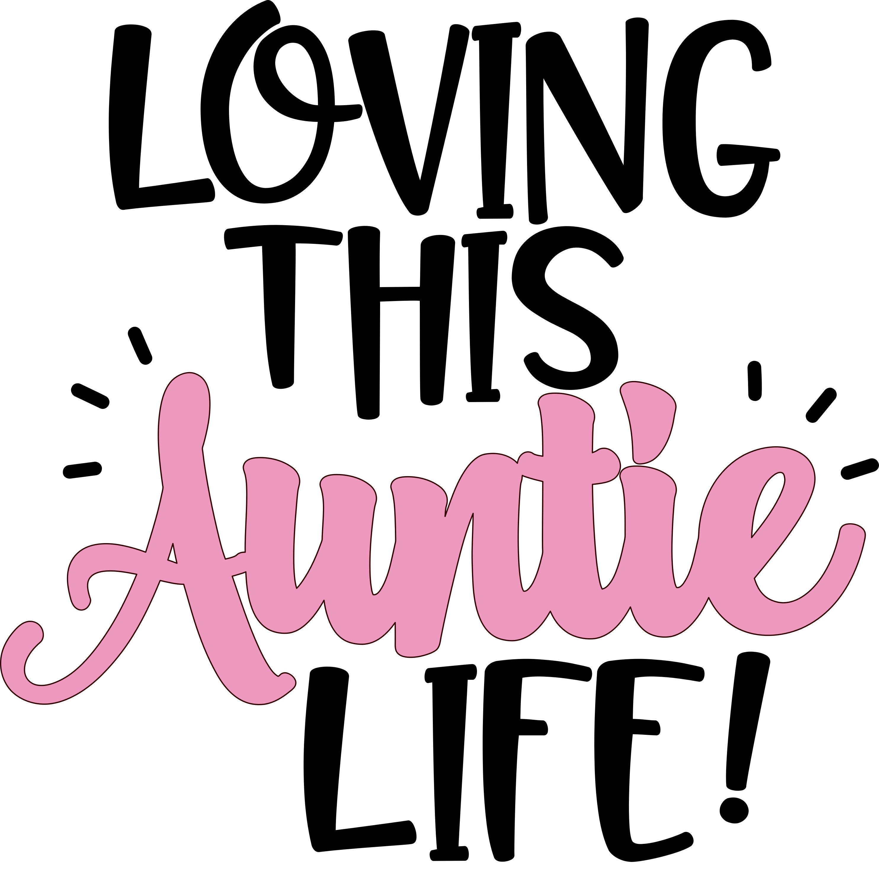 Auntie Life Cardstock Round Cutouts Cardstock Circles | Etsy