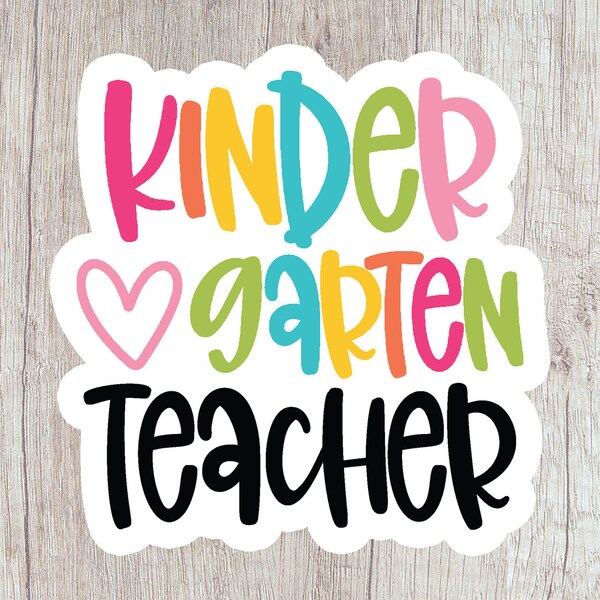 Kindergarten Sticker - Etsy