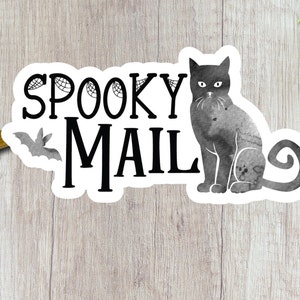 24 Spooky Mail STICKERS, Halloween Stickers, Small Business Stickers ...