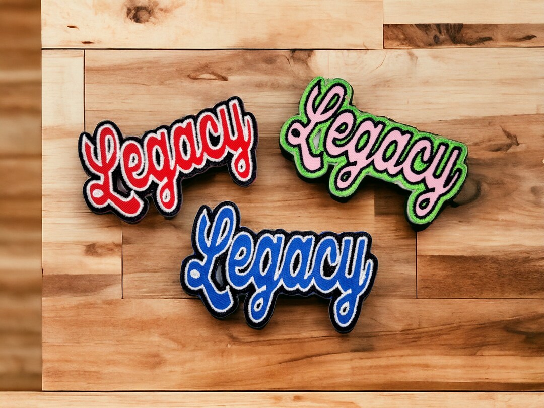 Legacy Patch- Iron on (red) - Etsy