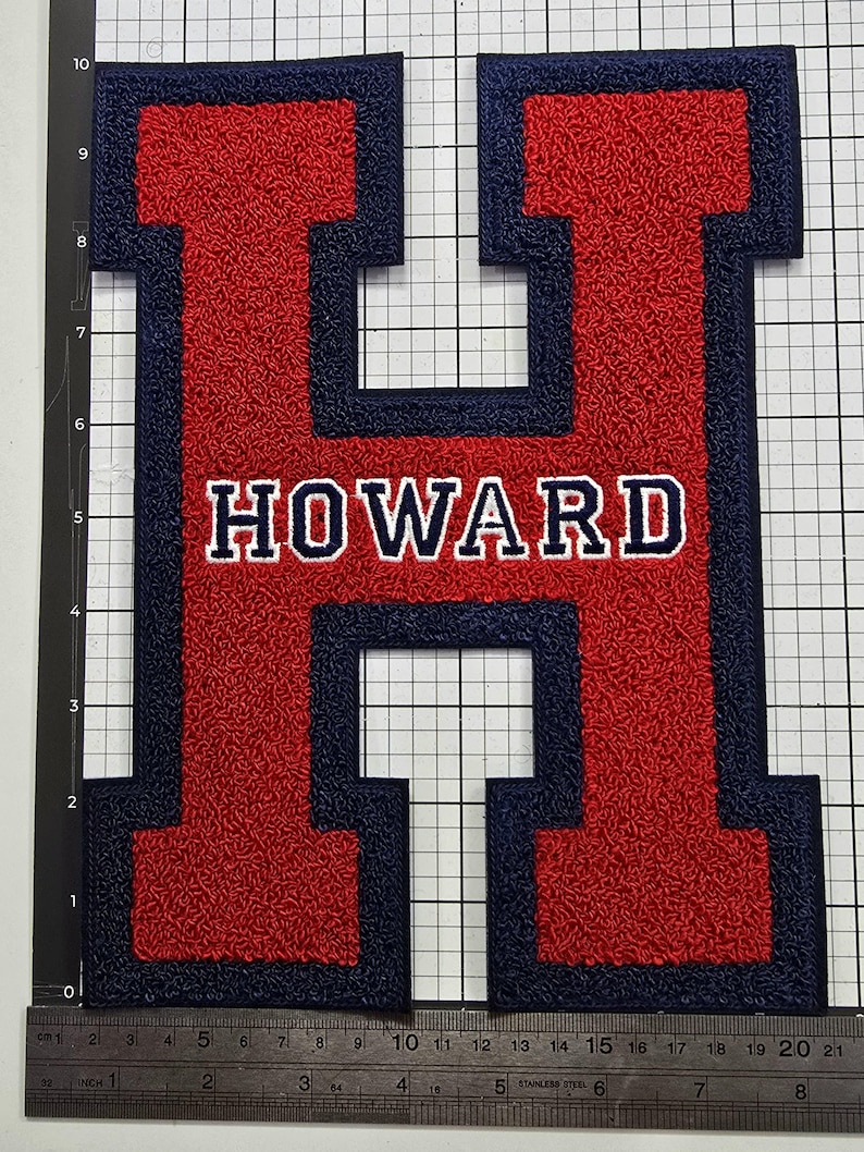 Howard University Iron-on Chenille Patch for HSBC 10 X 7 Inches - Etsy