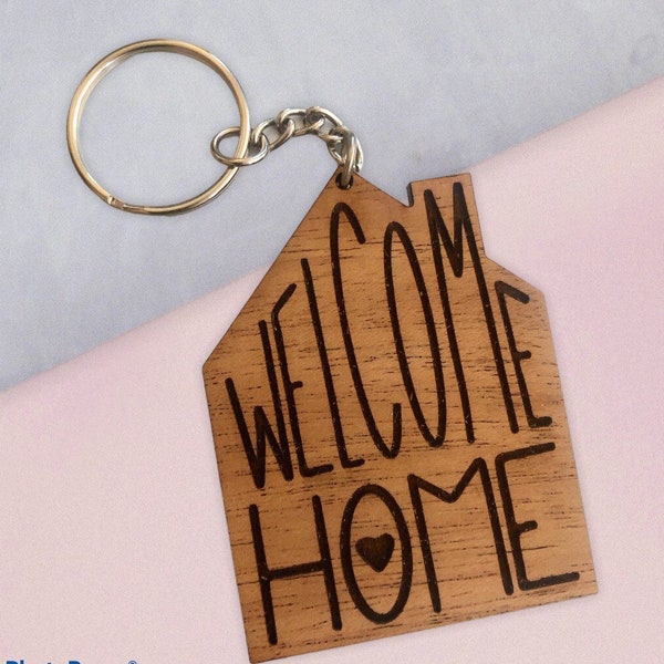 Home Keychain - Etsy