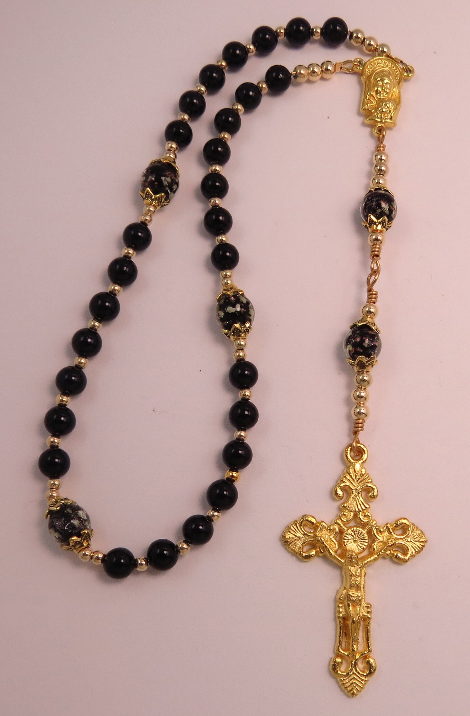 Handmade Rosary, Anglican Rosary, Episcopal Rosary, Pearl Rosary ...