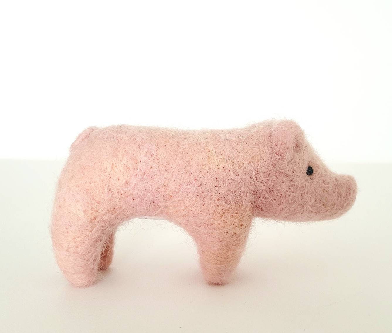 Needle Felted Pig - Etsy