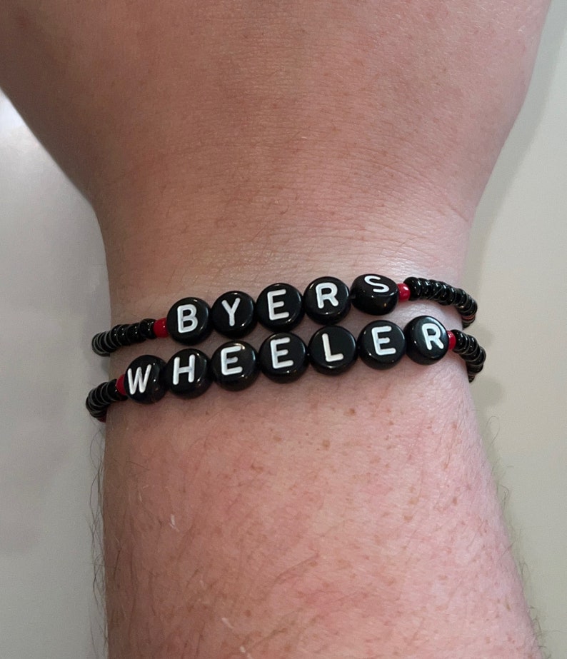 Stranger Things Themed Beaded Bracelets - Etsy