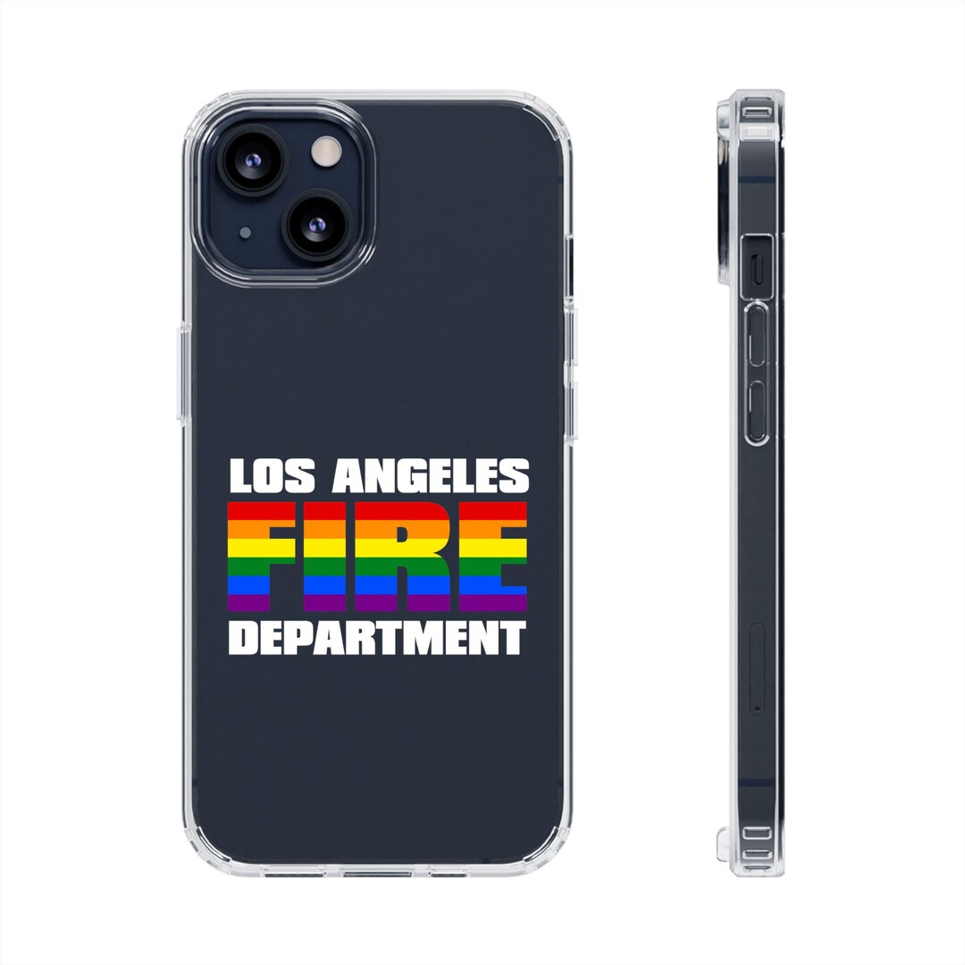 Pride LAFD Clear Phone Case - Etsy