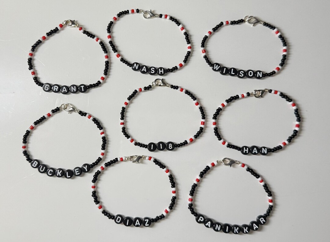 9-1-1 on ABC Themed Beaded Bracelets - Etsy