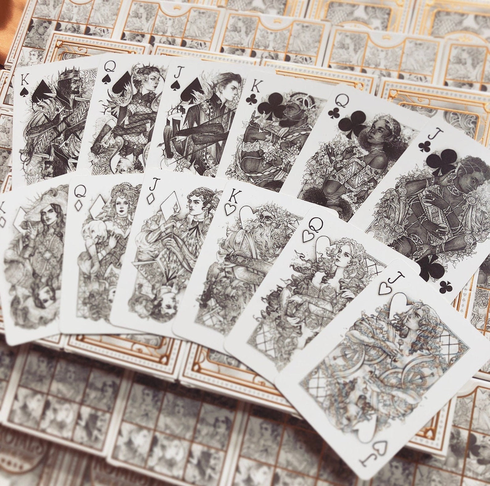 Vonnart Illustrated Playing Card Deck - Etsy