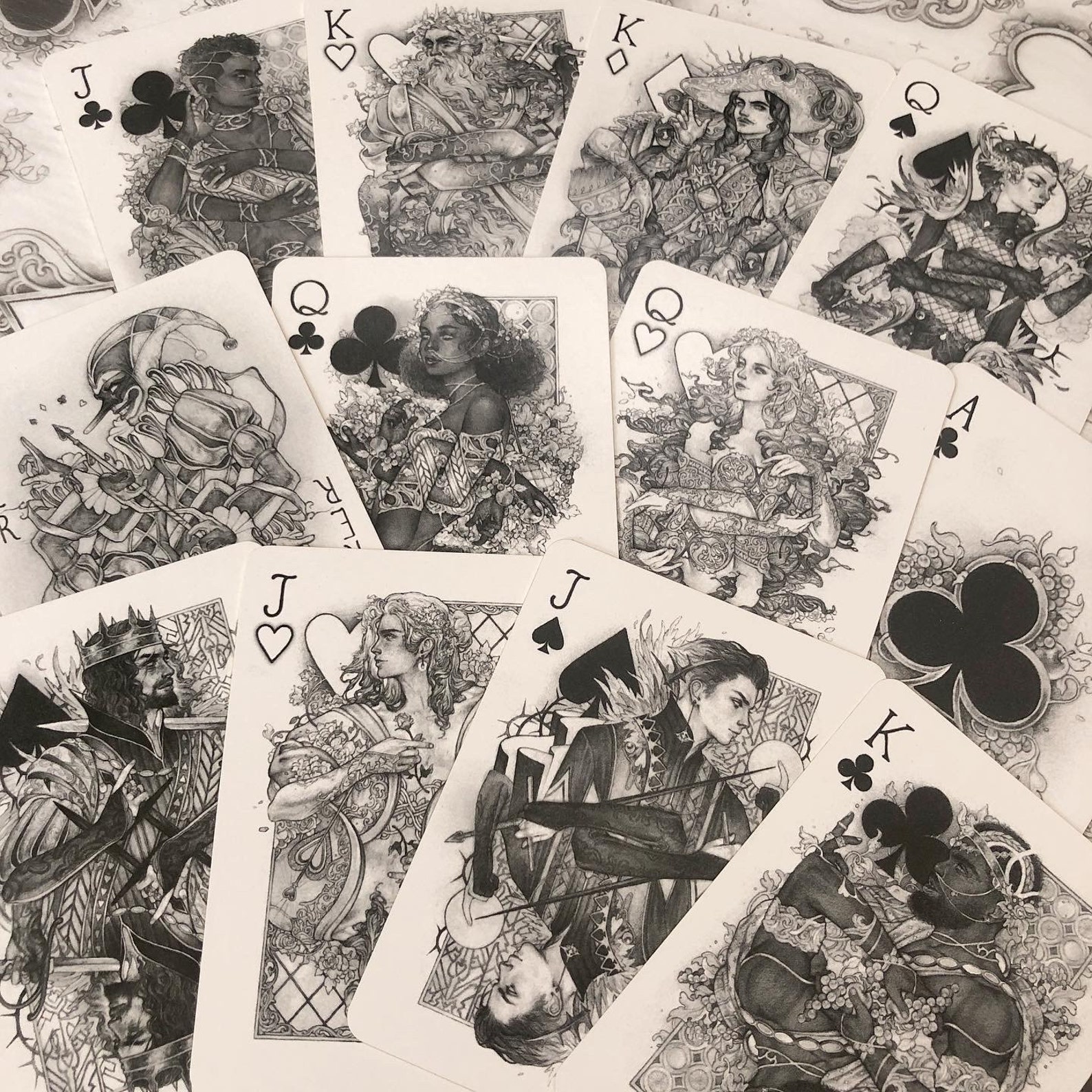 Vonnart Illustrated Playing Card Deck - Etsy