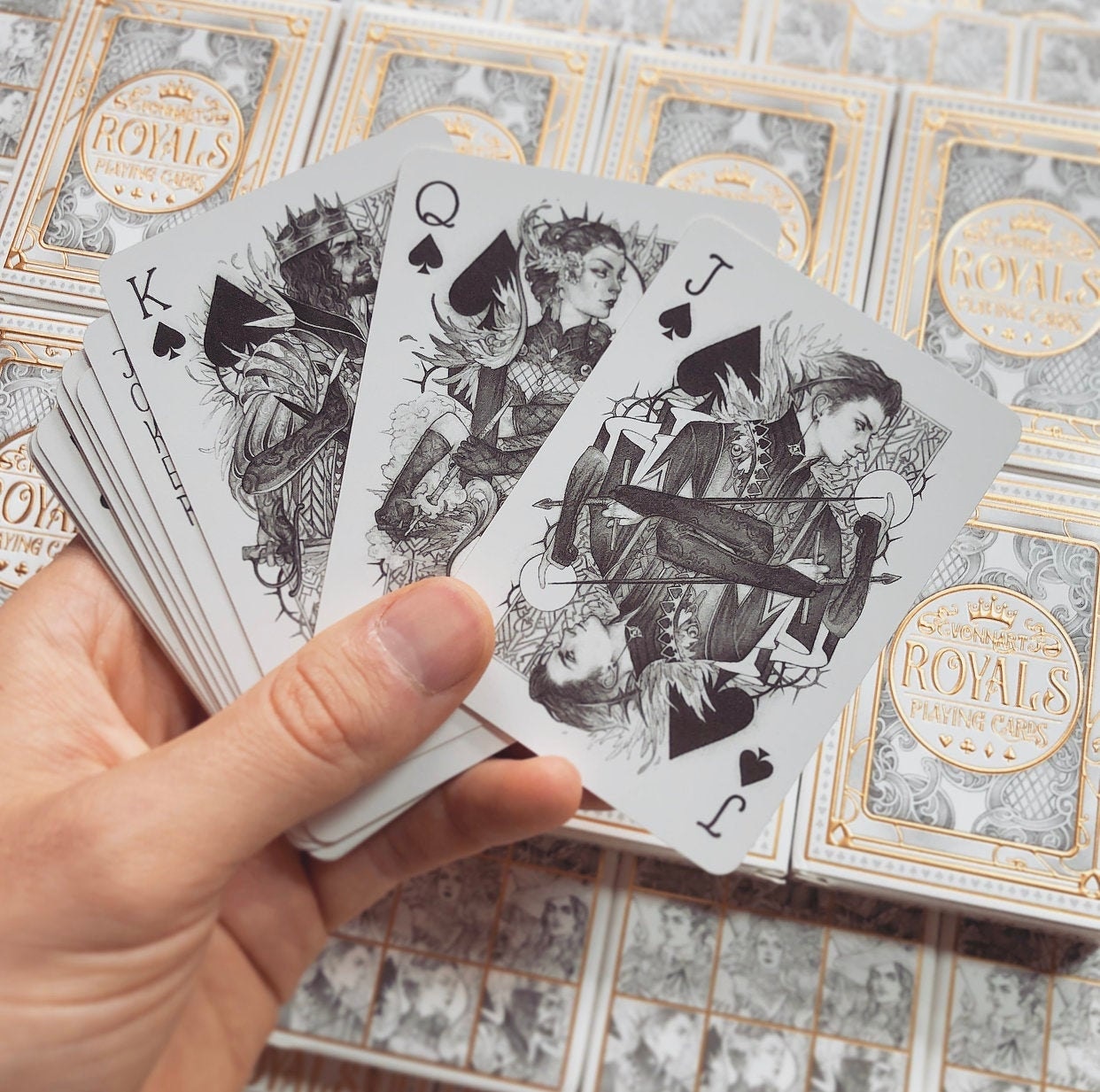 Vonnart Illustrated Playing Card Deck | Etsy