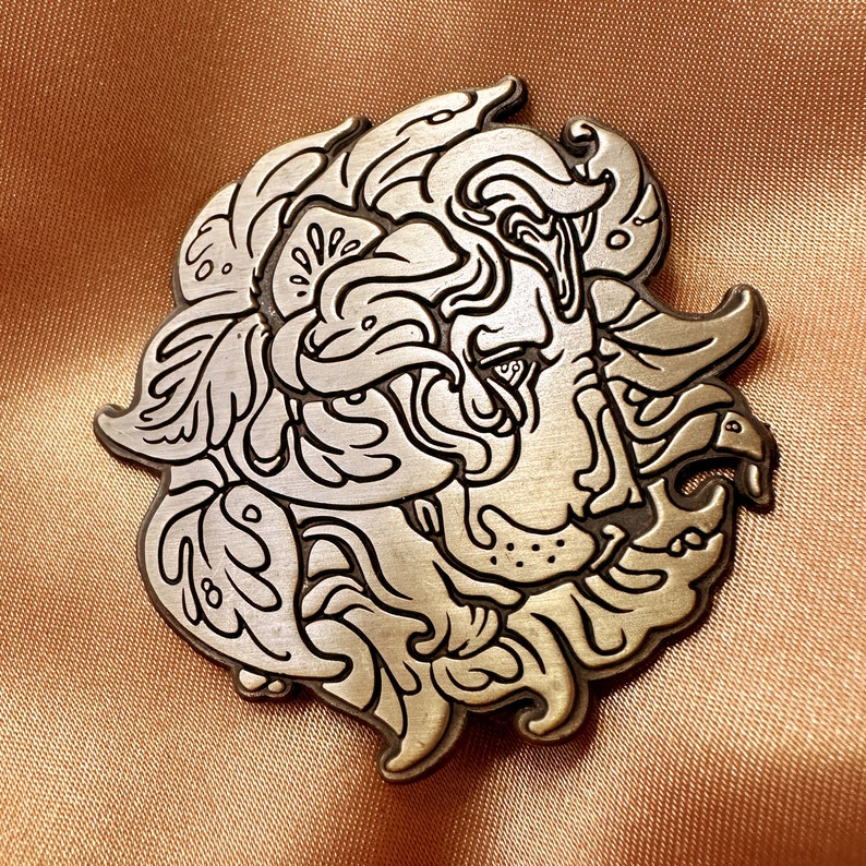 Lionhead - Metal Pin - Etsy