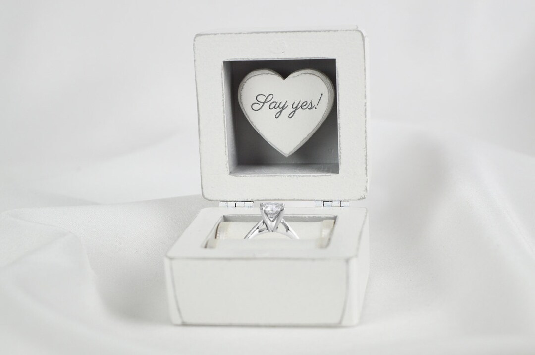 Proposal Ring Box, Engagement Ring Box, Anniversary Gifts Ring Box ...