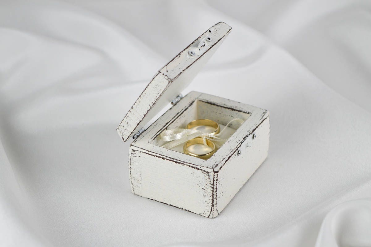 Wedding Ring Box Vintage Ring Box Engagement Ring Box | Etsy